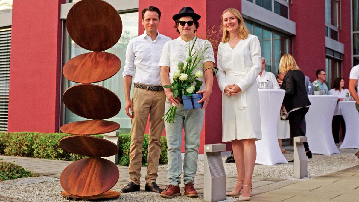 Feierliche Enthüllung der Skulptur „Aperçu“ | nowinta